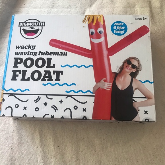 Big Mouth | Other | Bigmouth Wacky Waving Red Tube Man Float | Poshmark